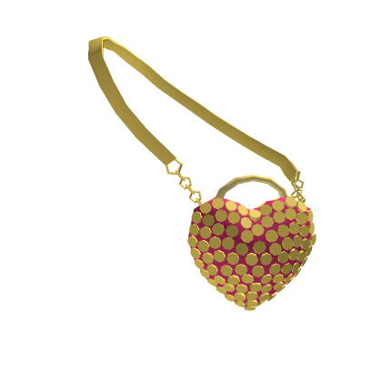 Gold/Red Heart Valentines Handbag | Roblox Item - Rolimon's