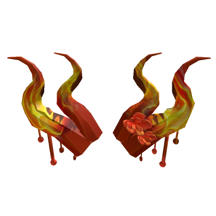 Flame Drip Horns | Roblox Item - Rolimon's