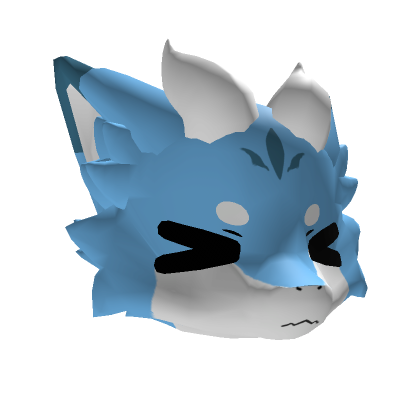 Flustered Light Blue Kemono Dragon | Roblox Item - Rolimon's