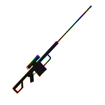 Rifle Sniper Vazio Arco-Íris - Roblox