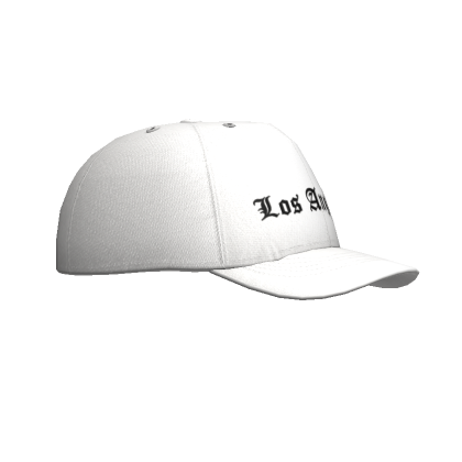 Sideways White Los Angeles Cap | Roblox Item - Rolimon's