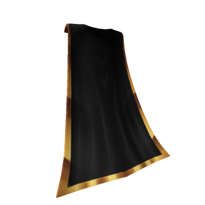 블랙 앤 골드 황제 망토 - Roblox