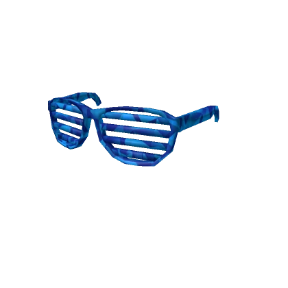 Blue Sparkle Time Shutter Shades | Roblox Limited Item - Rolimon's