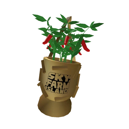 [⭐ EXCLUSIVE] Wearable Plant Pots - Chilli Padi | Roblox Item - Rolimon's