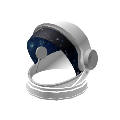 Astronaut White Helmet Face Visor Open Space Star | Roblox Item - Rolimon's
