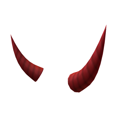 Red Spiral Devil Horns | Roblox Item - Rolimon's
