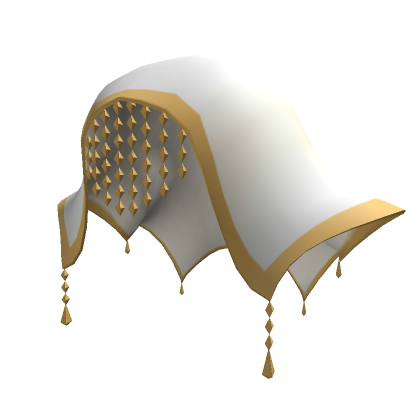 White/Gold Sultana's Head Veil | Roblox Item - Rolimon's
