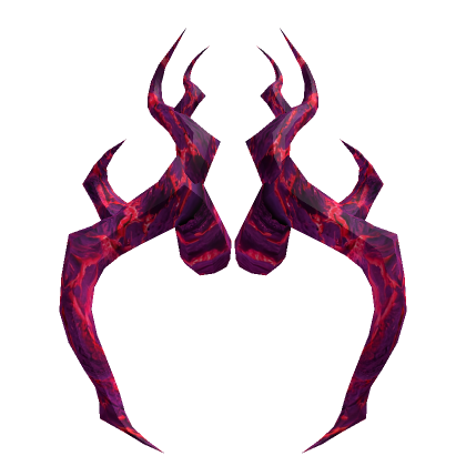 Tusked Horns of the Royal Pink Fire Dragon | Roblox Item - Rolimon's