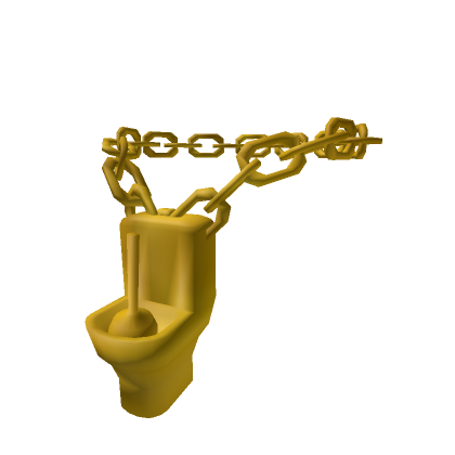Golden Toilet Chain | Roblox Item - Rolimon's