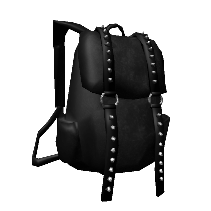 Black Studded Backpack | Roblox Item - Rolimon's
