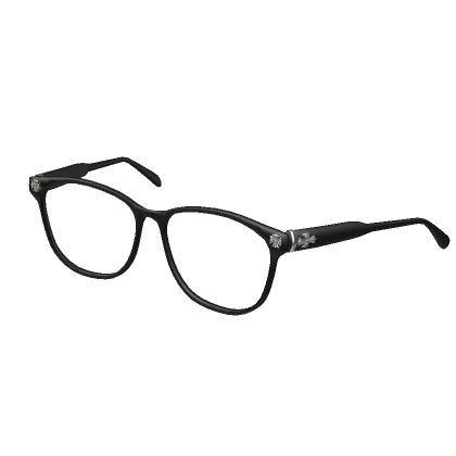 (ON HEAD) Black Chrome Frames | Roblox Item - Rolimon's