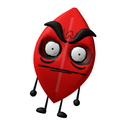 Evil leafy on front - bfb tpot bfdia osc | Roblox Item - Rolimon's