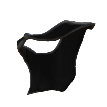 Black & Silver Flowing Shoulder Cape | Roblox Item - Rolimon's