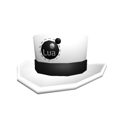 Lua Black and White Hat | Roblox Item - Rolimon's