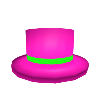 Roblox Item Sale 4539762 | Neon Pink Top Hat - Rolimon's