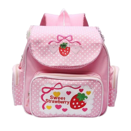 sweet strawberry cutecore kawaiicore backpack png