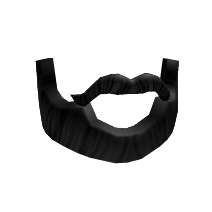 Styled Beard Black | Roblox Item - Rolimon's