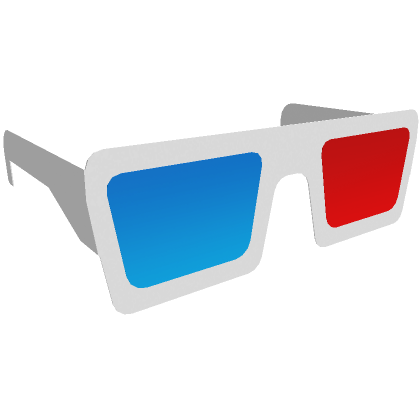 White 3D Movie Glasses | Roblox Item - Rolimon's