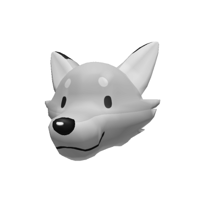 Arctic White Fox Head - Kawaii Costume | Roblox Item - Rolimon's