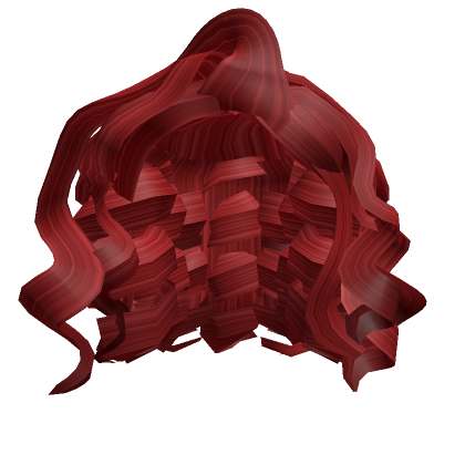 Trendy Short Curly Hair Red | Roblox Item - Rolimon's