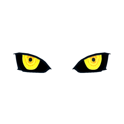 Glowing Evil Eyes Yellow | Roblox Item - Rolimon's