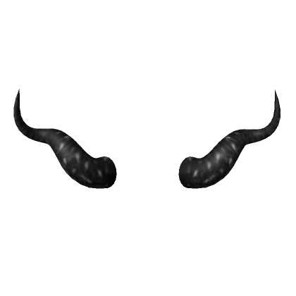 Black 𝐝𝐞𝐯𝐢𝐥 𝐡𝐨𝐫𝐧𝐬 | Roblox Item - Rolimon's