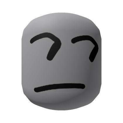 Disinterested Face (Light Grey) | Roblox Item - Rolimon's