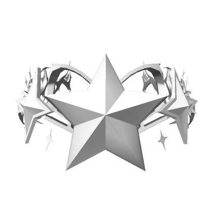 Silver Star Cyber Sigil Crown (2.0) - Discontinued | Roblox Item - Rolimon's