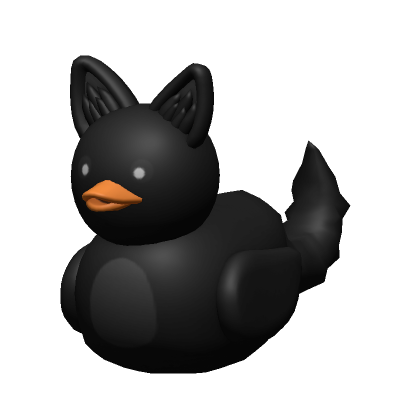 Black Furry Duck | Roblox Item - Rolimon's