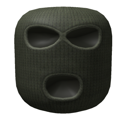 Olive Knit 3-Hole Balaclava | Roblox Item - Rolimon's