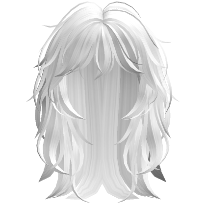 Desordenado Cortado Shaggy (Blanco) - Roblox