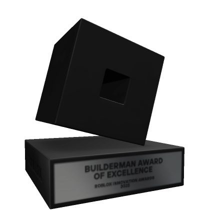 Builderman Award of Excellence | Roblox Item Leak - Rolimon's