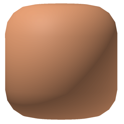 Smooth Blank Faceless Head | Nougat | Roblox Item - Rolimon's