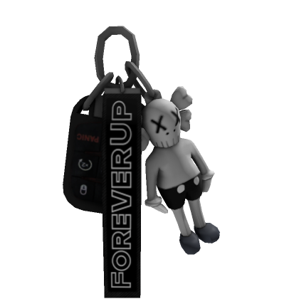 Black & White Paws Car Keychain | Roblox Item - Rolimon's