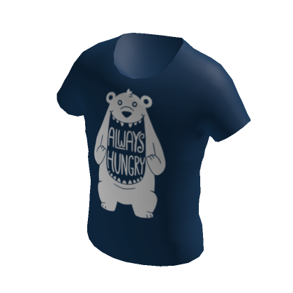 Threadless Always hungry bear T-Shirt | Roblox Item - Rolimon's