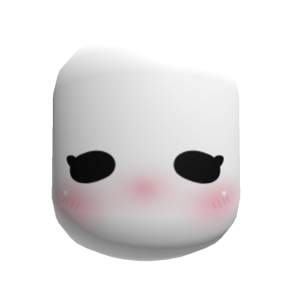 chibi shy empty eyes lash blush face | Roblox Item - Rolimon's