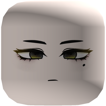 Binah Ruina Filósofo Anime Cara Ojos Negros - Roblox