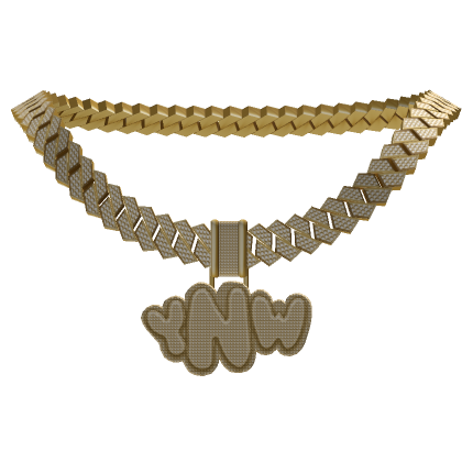 [3.0] GOLD ICED OUT YNW CHAIN | Roblox Item - Rolimon's
