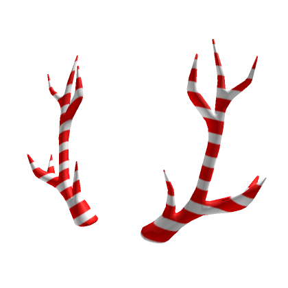 Deer antlers with candy cane | Roblox Item - Rolimon's