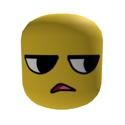 Goofy Side Eye Face (Yellow) | Roblox Item - Rolimon's