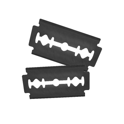 Light Razor Blade Hair Clips | Roblox Item - Rolimon's