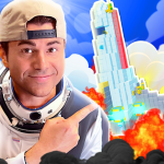 Build a Rocket VS Mark Rober | Roblox Game - Rolimon's