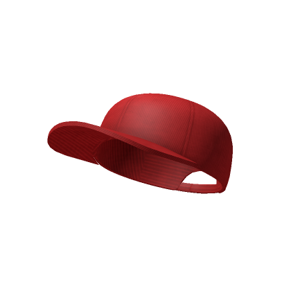 Red Corduroy Snapback [Forwards] | Roblox Item - Rolimon's