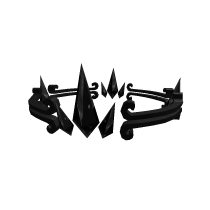 Royal Crystal Crown Black | Roblox Item - Rolimon's