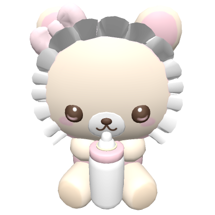 kawaii nursery cutecore pastel bear plush pink | Roblox Item - Rolimon's