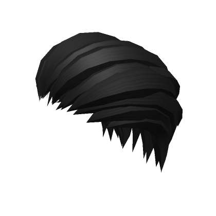 Black Slicked back hair | Roblox Item - Rolimon's