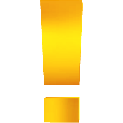 Exclamation Gold | Roblox Item - Rolimon's