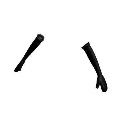 Black Slimfit Gloves | Roblox Item - Rolimon's