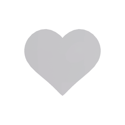 Glowing Heart Head (Recolorable) - Roblox