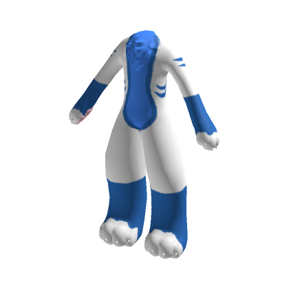 Kemono Blue Kitsune Fursuit | Roblox Item - Rolimon's